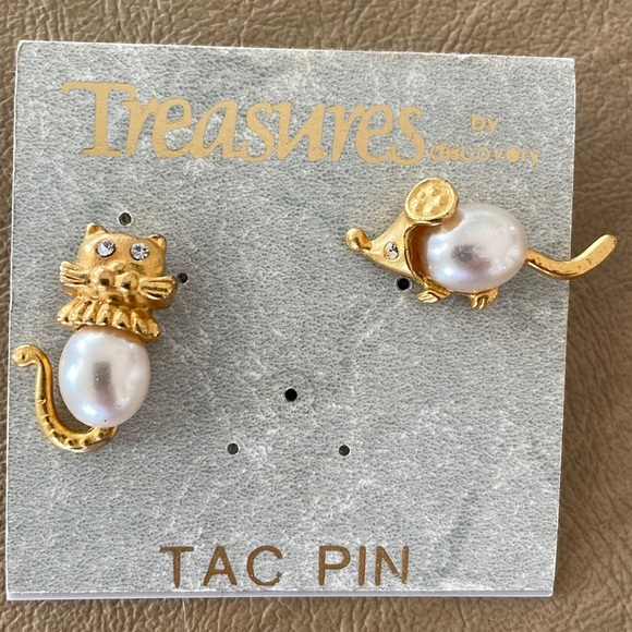 Jewelry | Cat And Mouse Pins | Poshmark